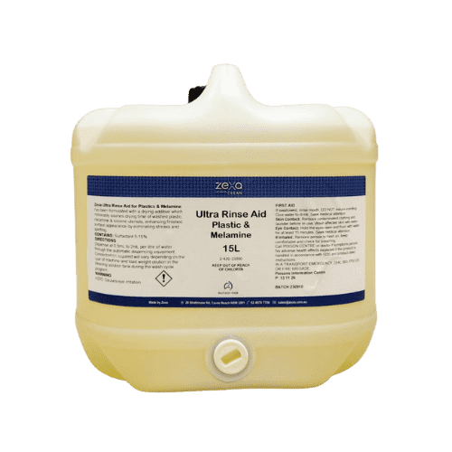 Detergent Zexa Ultra Rinse Aid Plastic - Cellar Maintenance Australia